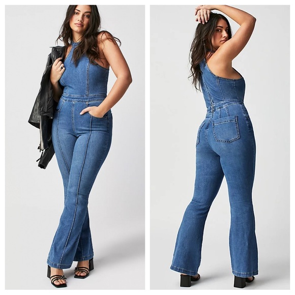 Free People | Pants & Jumpsuits | New Free People Crvy Sydney Denim ...